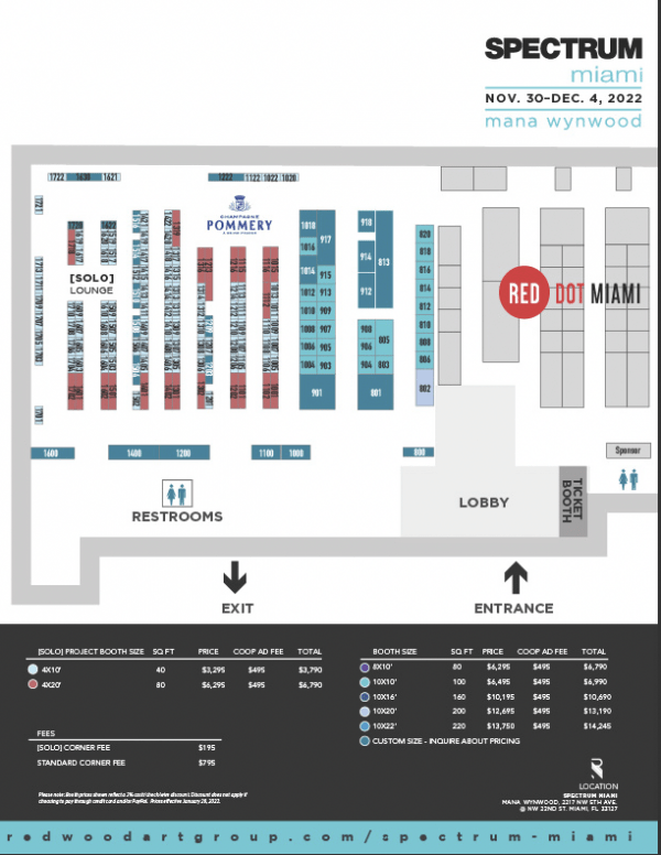 Spectrum Miami Booth Packages